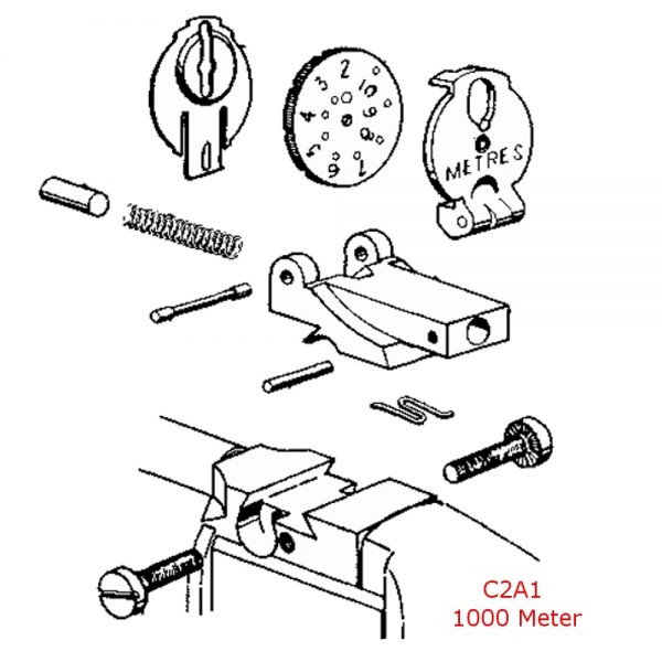 L1A1, rear sight plate, C2 – Arizona Response Systems