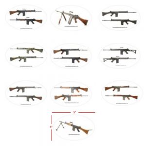 FAL and L1A1 Stickers. – Arizona Response Systems