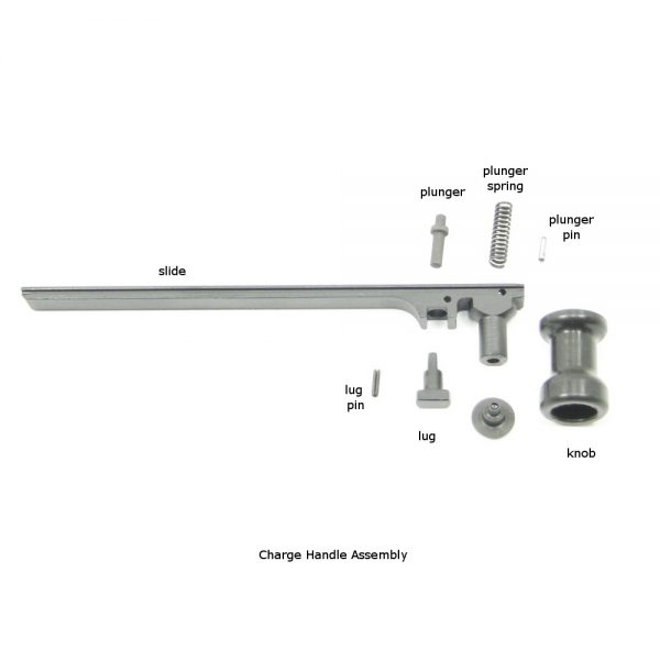 FAL, charge handle assembly, aluminum knob – Arizona Response Systems